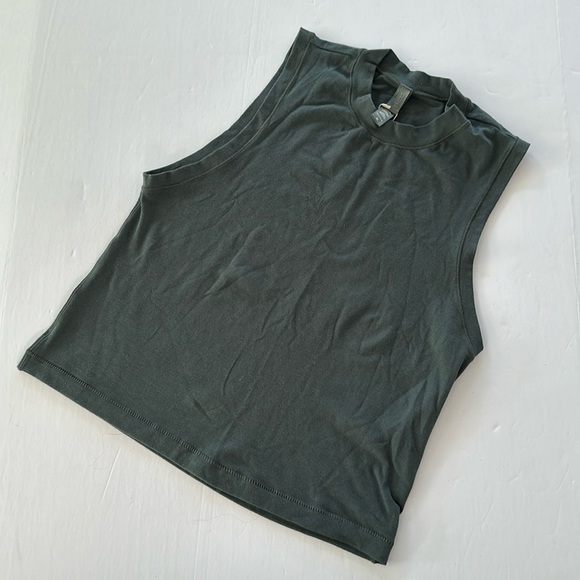 SKIMS | Tops | Skims Crop Tank Deep Sea Green Size 2x New | Poshmark